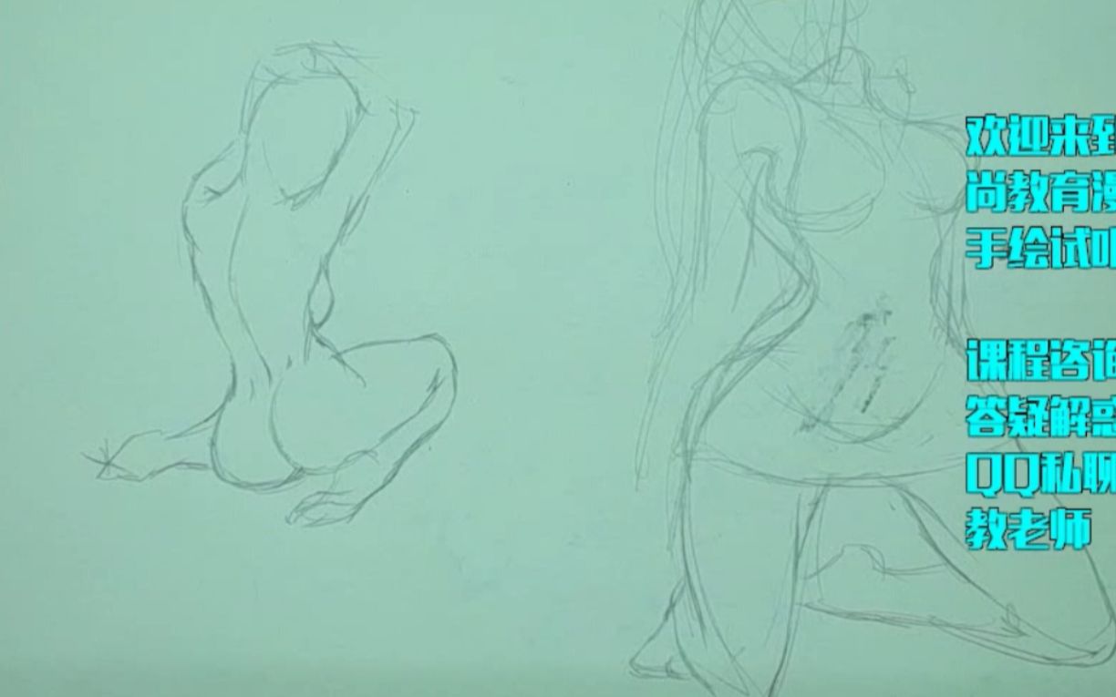 做画师以来唯一的一次把人体结构动态线条都仔细讲解的一个教程,...