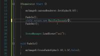 Unity 图片淡入淡出效果和跳转场景