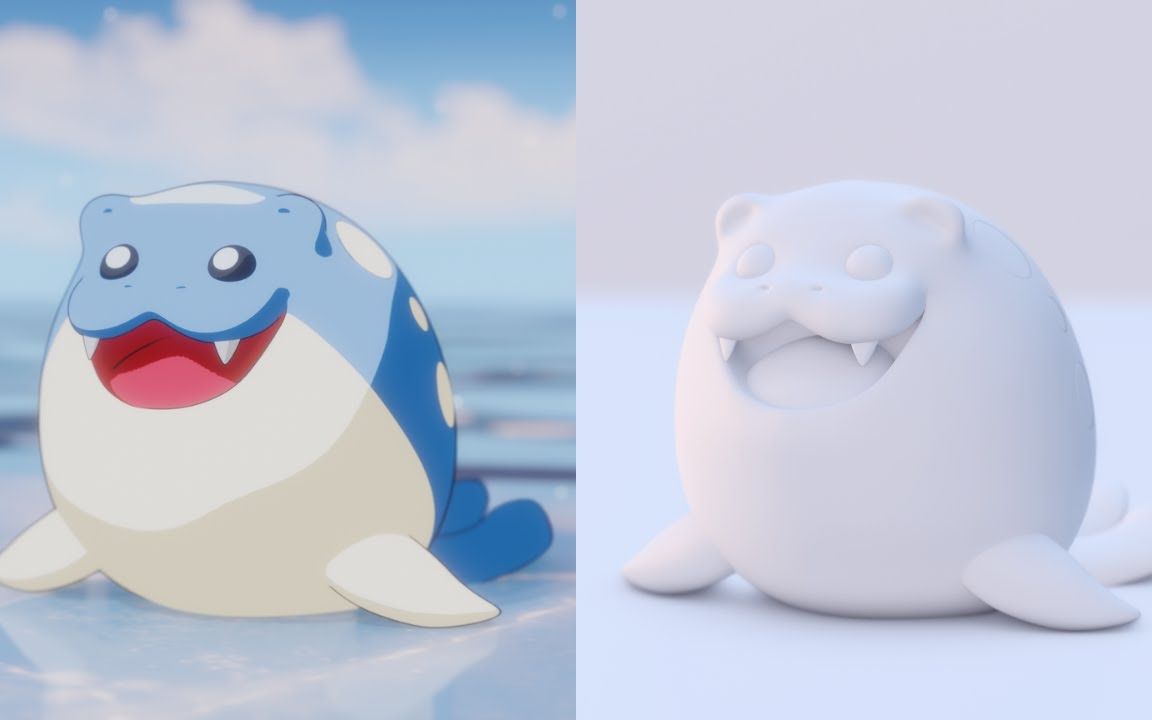 Blender 3.0 制作可爱的2D卡通形象效果