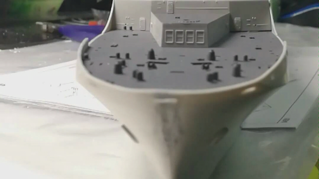 小号手071船坞登陆舰,1/350,军事模型制作