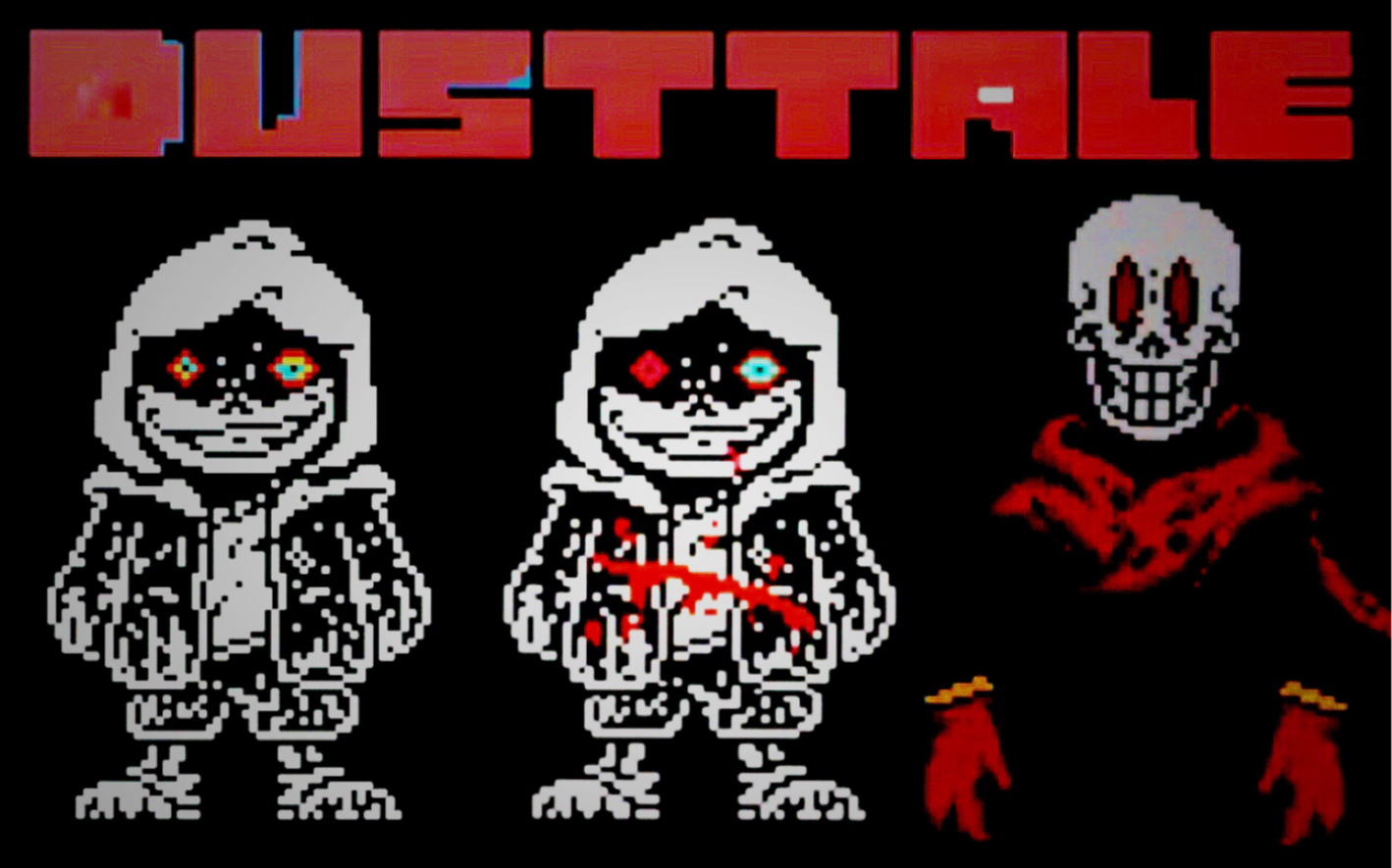 【DustTale Murder Sans Fight By FDY】复读鸭Murder Sans战一二...