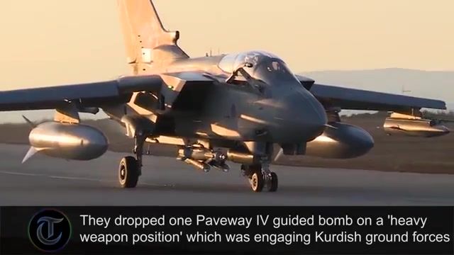 战争实录:英国皇家空军战斗机在伊拉克首次空中打击敌军