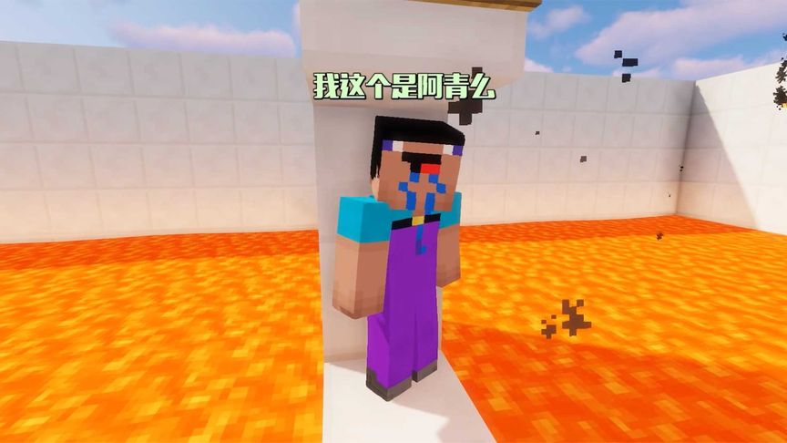 我的世界:做指定动作,白喵配合him,答案是吵架