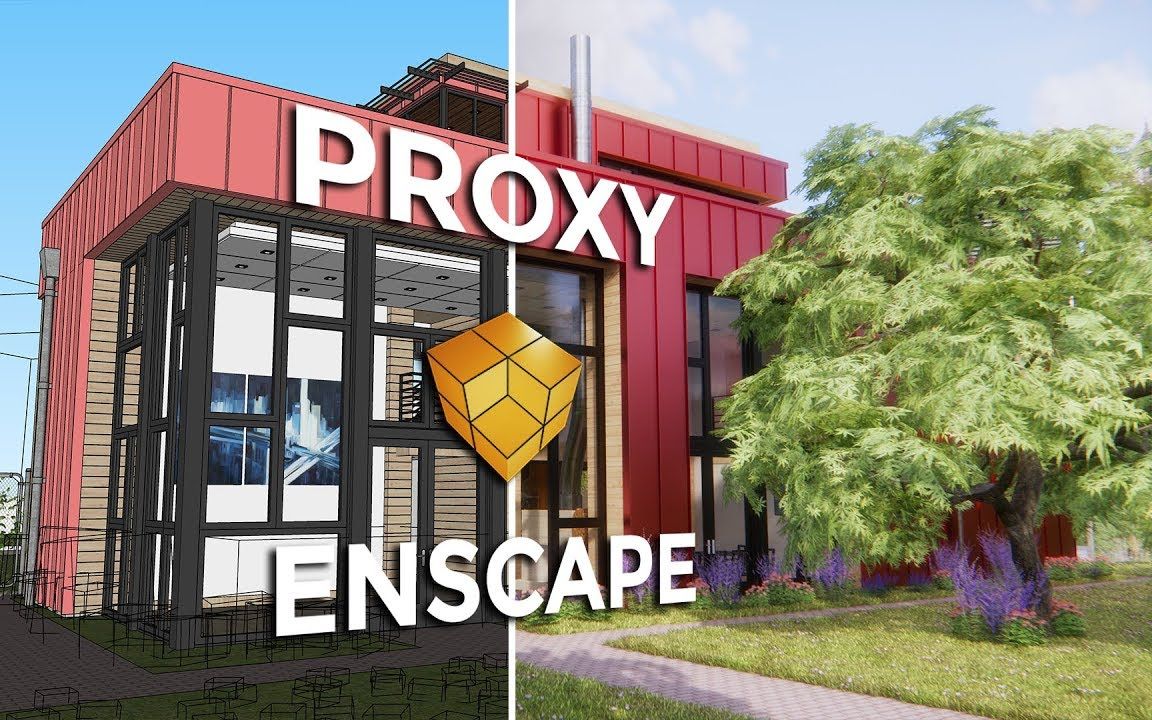 Enscape中使用代理的方法和技巧 | How to use Proxy - Enscape for ...