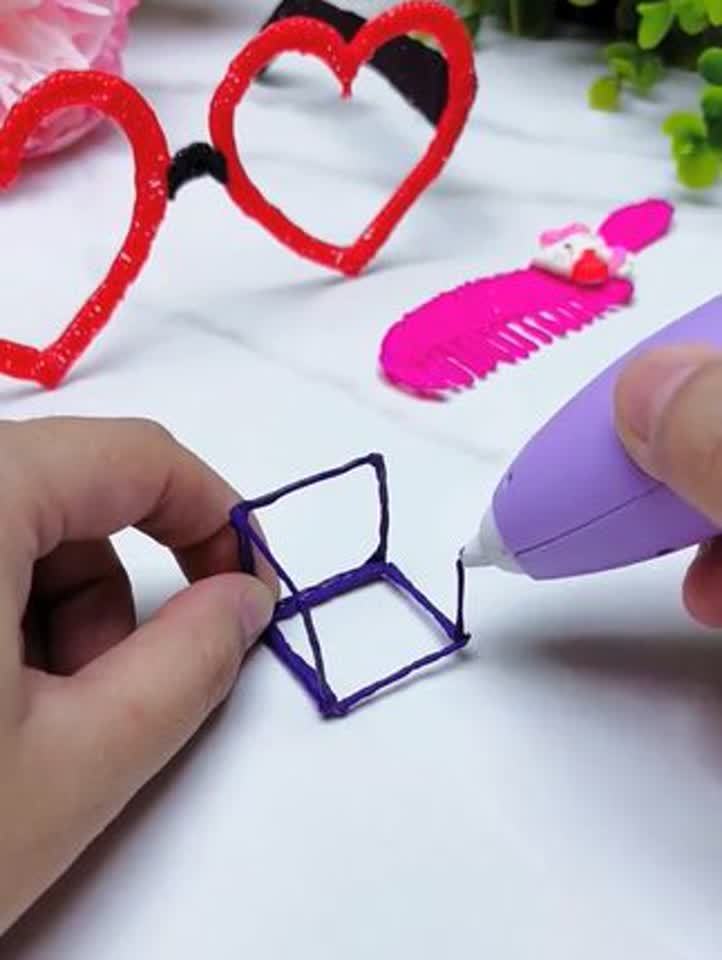库洛米3D打印笔#儿童玩具 #手工diy #儿童简易小手工 #儿童乐趣 #3D...