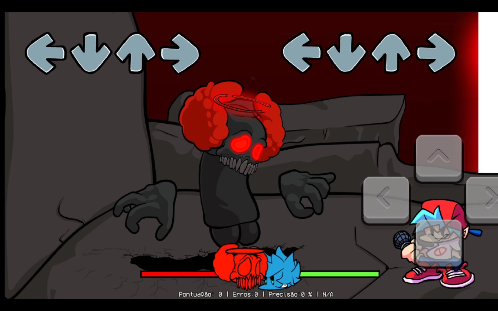 FNF小丑第四阶段【黑丑】2.0 十字键通关