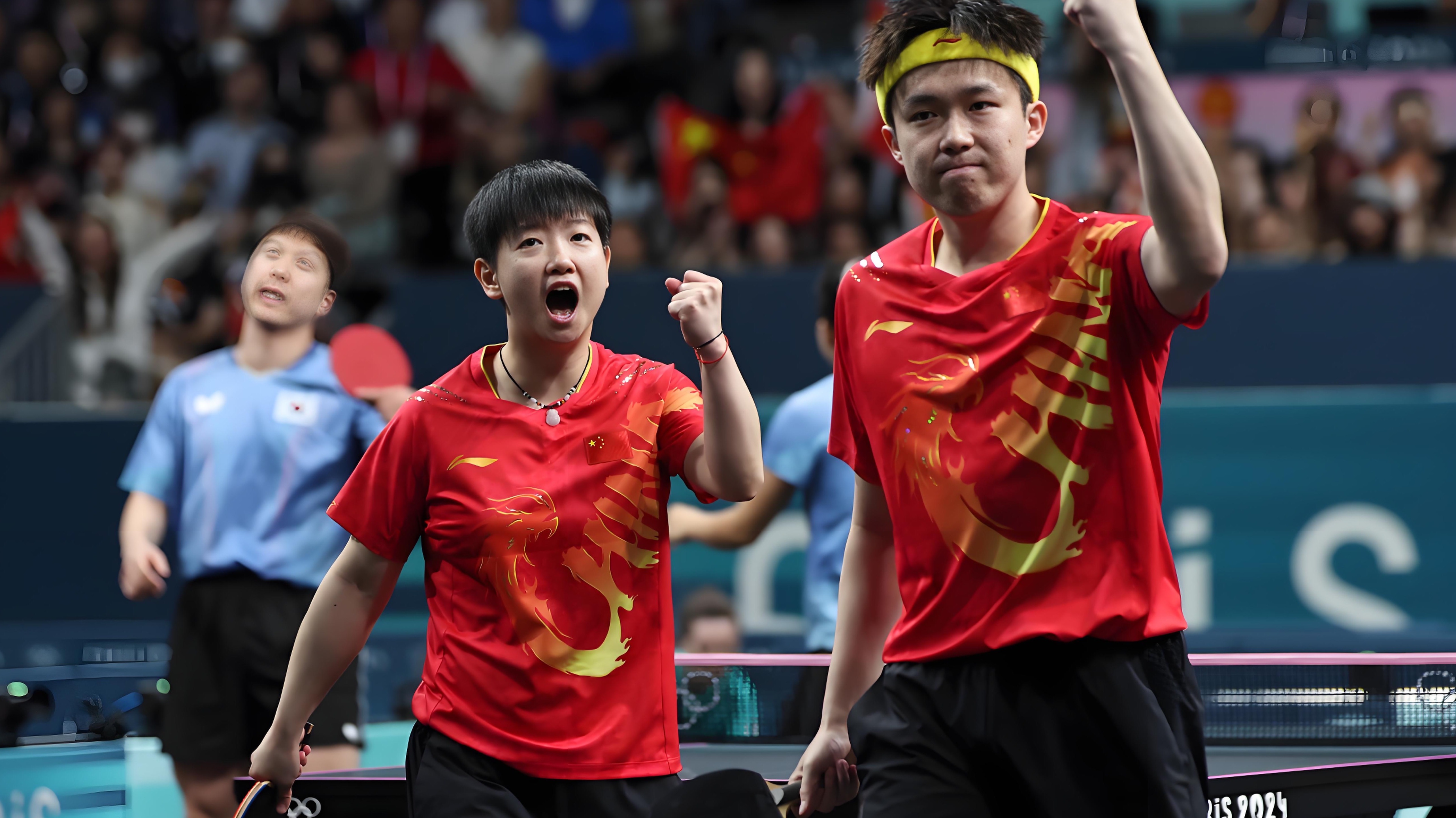 拒绝爆冷!王楚钦孙颖莎3-1逆转张本美和松岛辉空,大头失误有点多