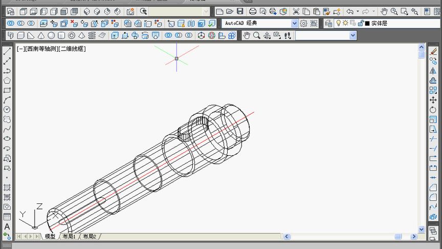 CAD机械零件三维造型建模篇 52 传动轴立体图