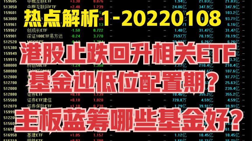 热点解析1:A50率先回升,原油基建期货走强!主板ETF迎配置期?