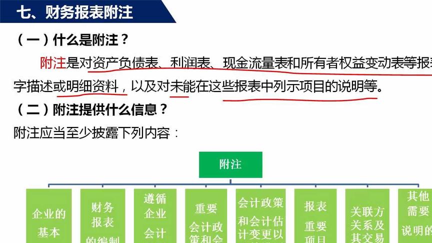 财务报表附注如何编制?学习一下