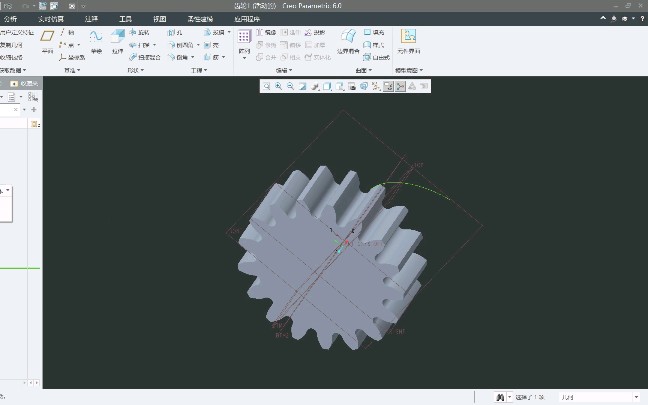 creo建模齿轮