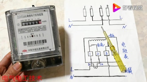电能表的2种接线,第一种是个电工都会接,第二种会的电工真不多