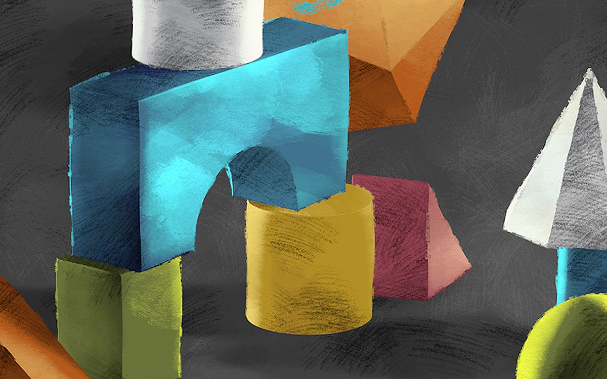 李翔C4D课 加餐C 手绘积木