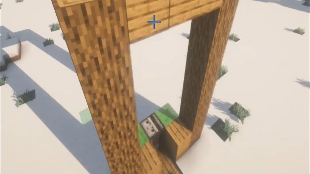 我的世界简易电梯教程