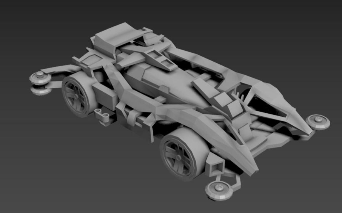 【3dmax建模】从box开始教你制作完整四驱车,零基础四驱赛车建模教程