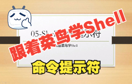 跟着菜鸟学Shell - 05. shell命令提示符