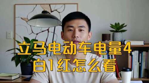 立马电动车电量显示揭秘:4白1红到底还剩多少电?