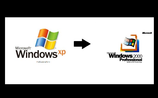 当你在winXP运行win2000的安装程序。