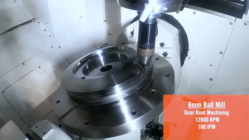 【马扎克】MAZAK VC-500A 5/X 五轴机床-螺旋伞齿轮加工