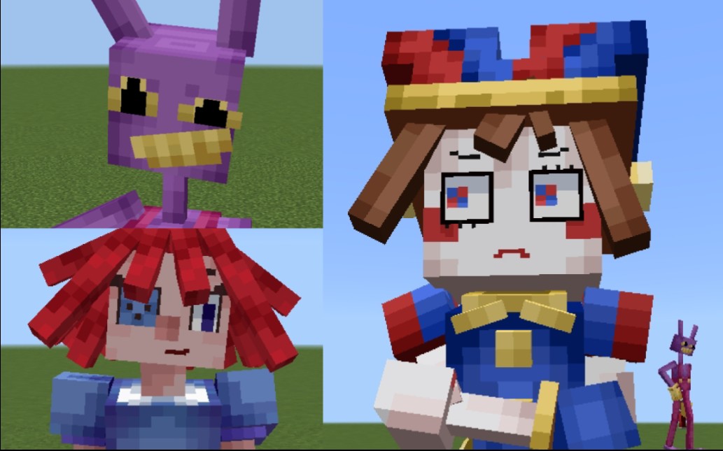 我的世界神奇数字马戏团模组有超还原的人物模型以及动作,并且模组...