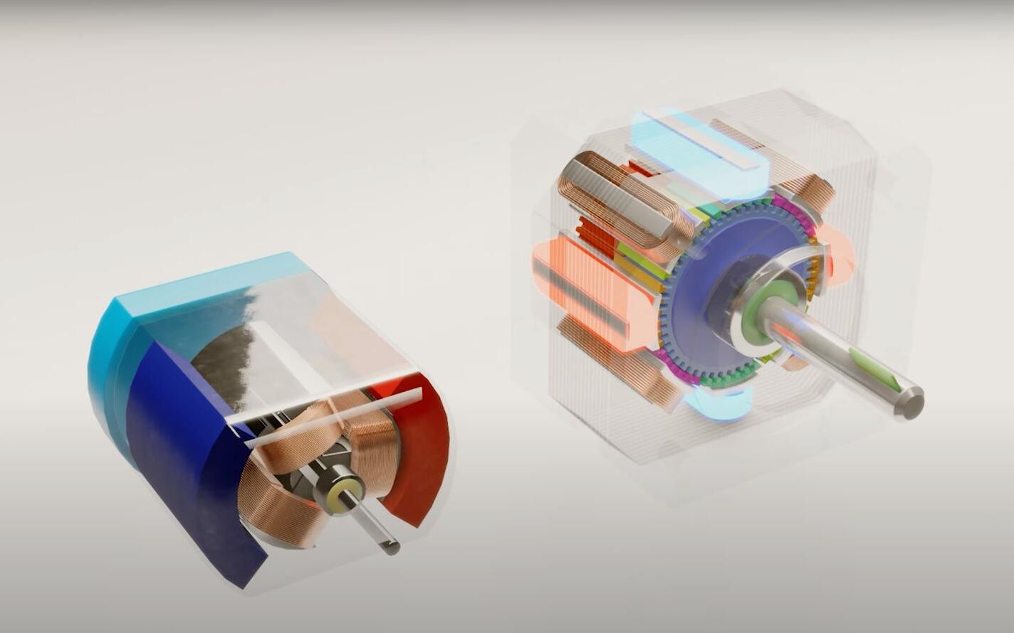 电机系列:用18000张CG图形动画演示直流电机是如何工作的