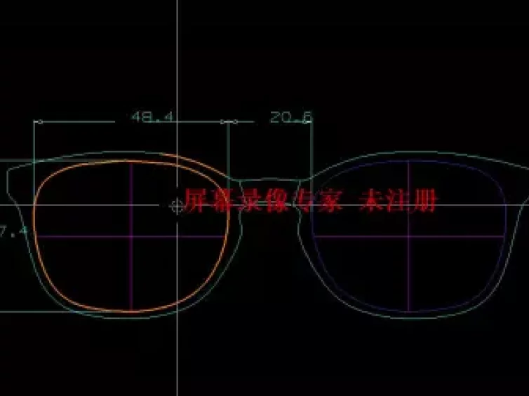 眼镜三维建模(无声)01