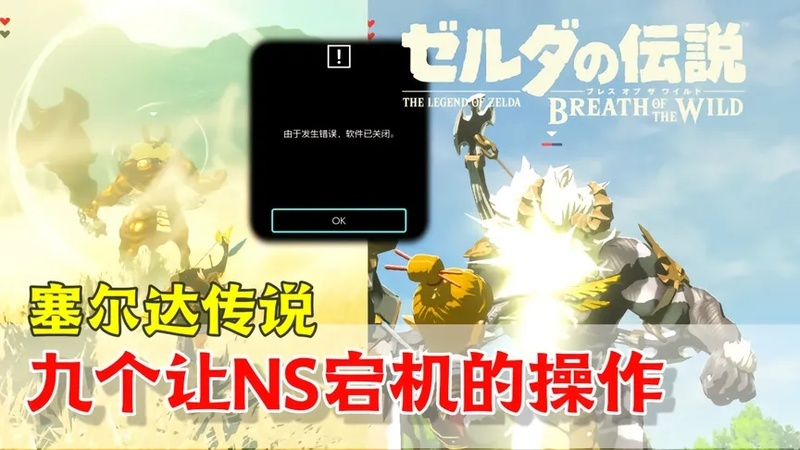 塞尔达传说九个会让switch宕机的操作!