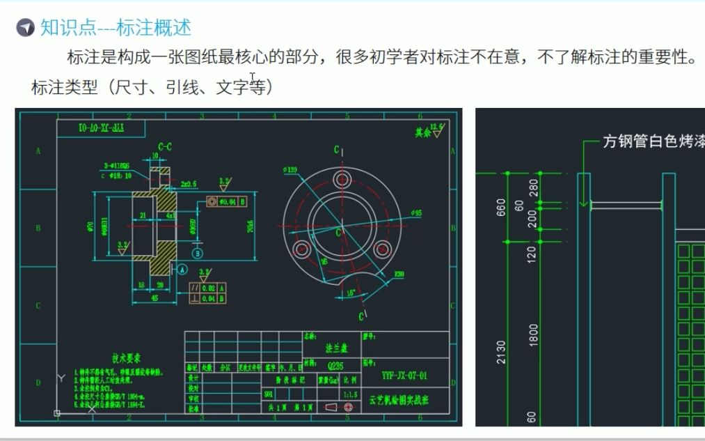 零基础CAD小灶课-CAD标注规范与实用技巧应用