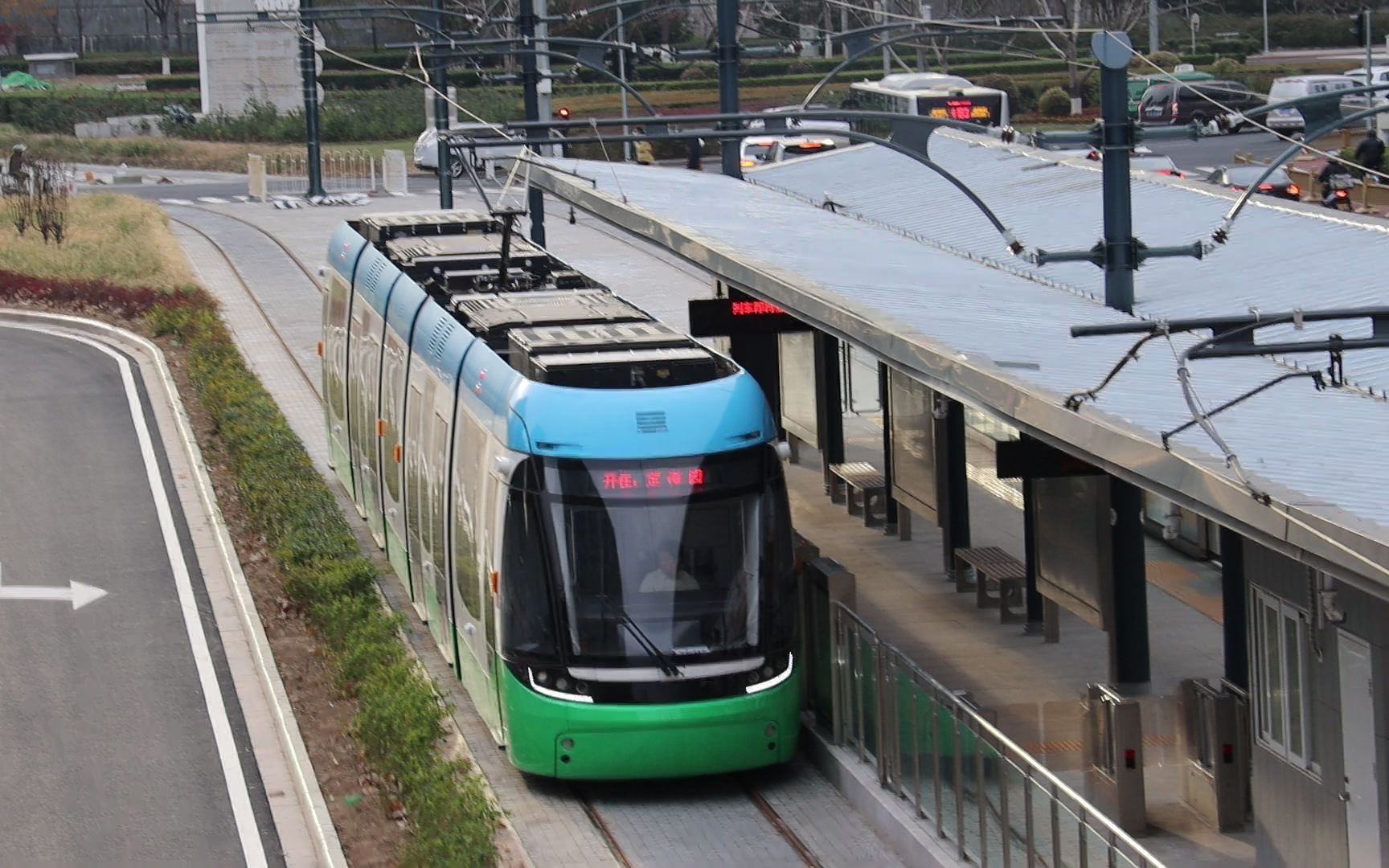 北京亦庄有轨电车T1线试运行记录
