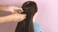 只需5分钟,就可以扎出好看且淑女的小女孩发型,超级简单