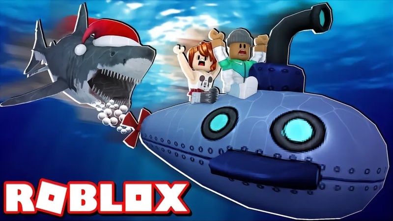 Roblox大白鲨模拟器:被巨齿鲨袭击,竟然意外获得钥匙