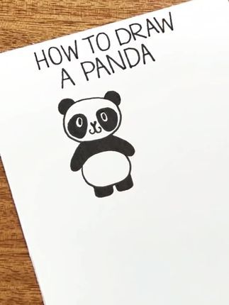 小熊猫#简笔画 #跟着学画画 #亲子简笔画.