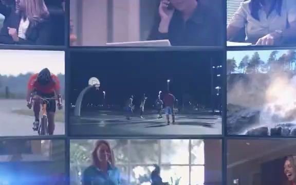 AE模板-多屏照片墙虚拟场景曲面视频墙摄影作品拼贴展示模板