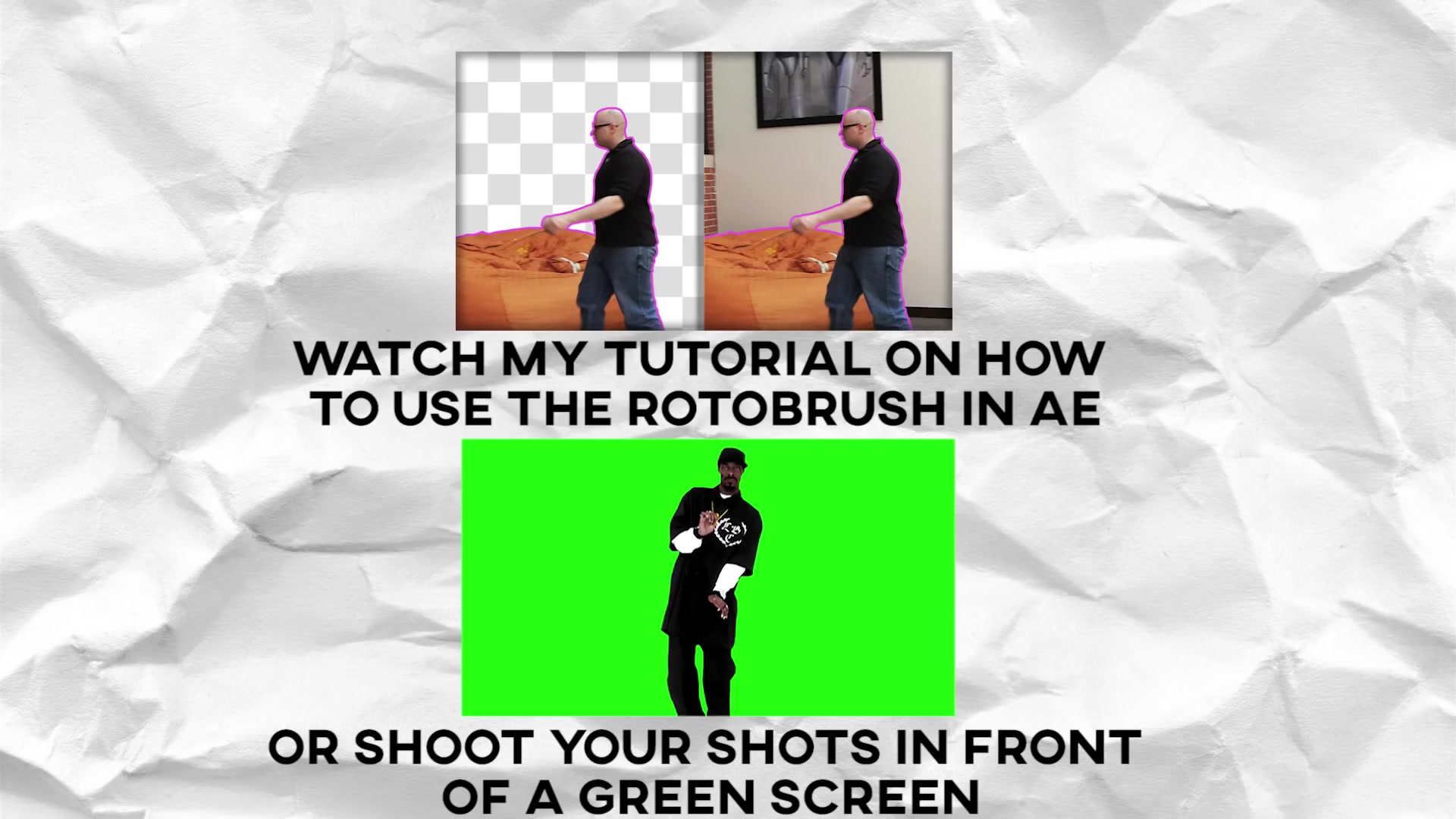 ae教程 惊人的视频纸质边框效果