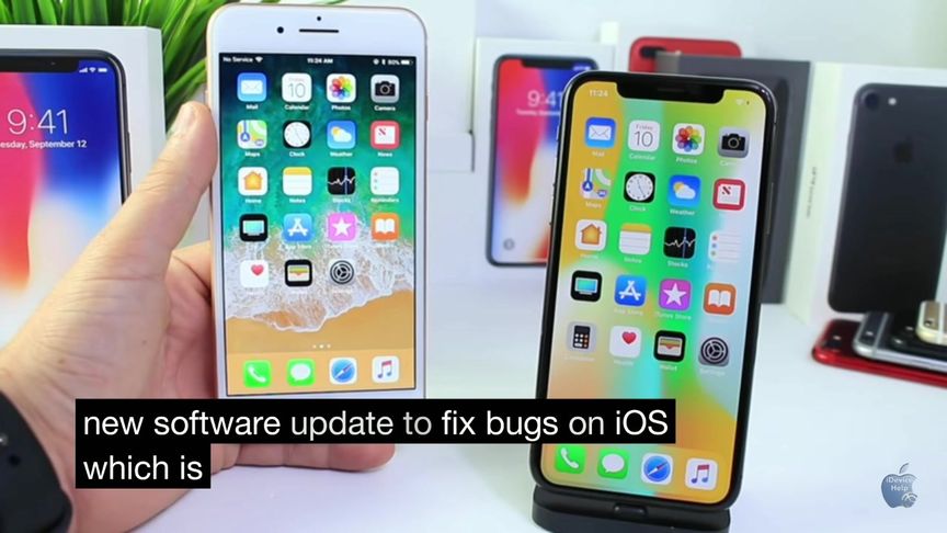 ios11.1.1正式版iphonex 和iphone8plus上不同的体验
