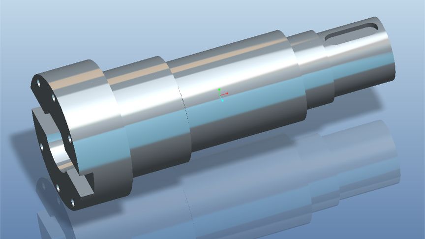 PROE Creo零件设计,看三视图制图