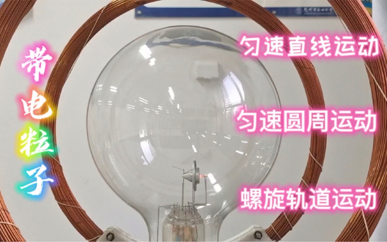 高二物理电与磁,带电粒子在匀强磁场中的运动轨迹是什么样的呢?