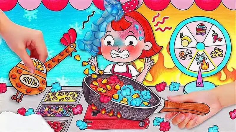 趣味定格动画:爆米花挑战