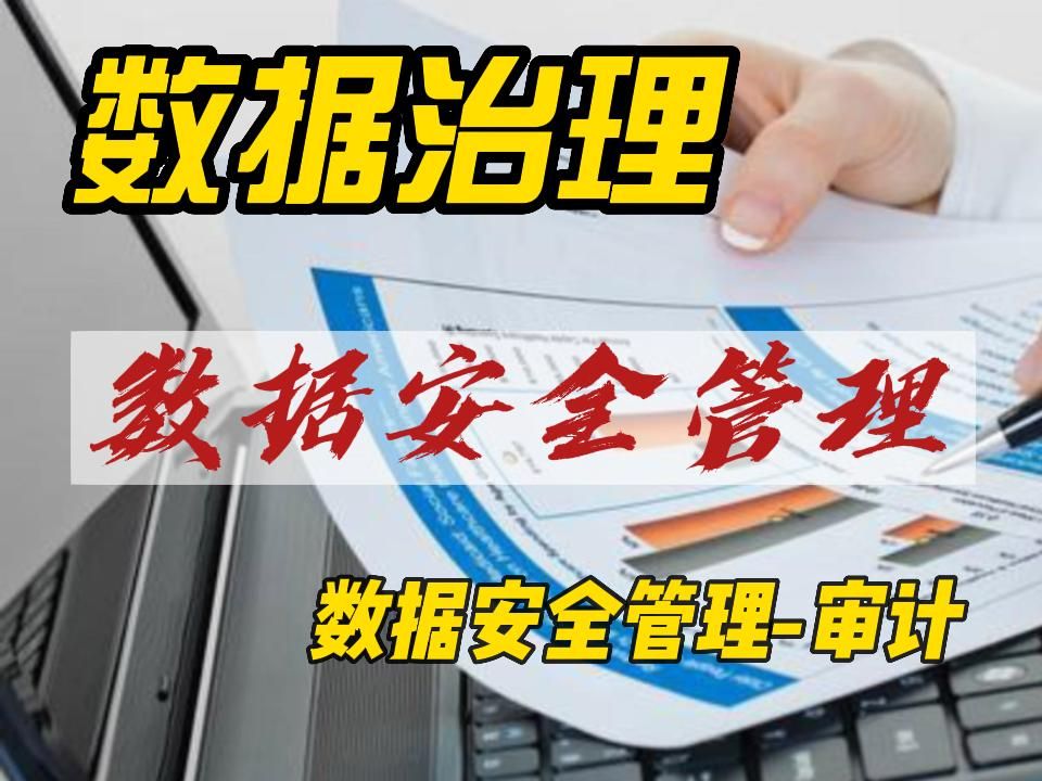 6、数据治理-数据安全管理-审计