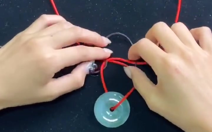 编绳教程 所有平安扣,玉佩,挂件吊坠都能通用翡翠 涨知识