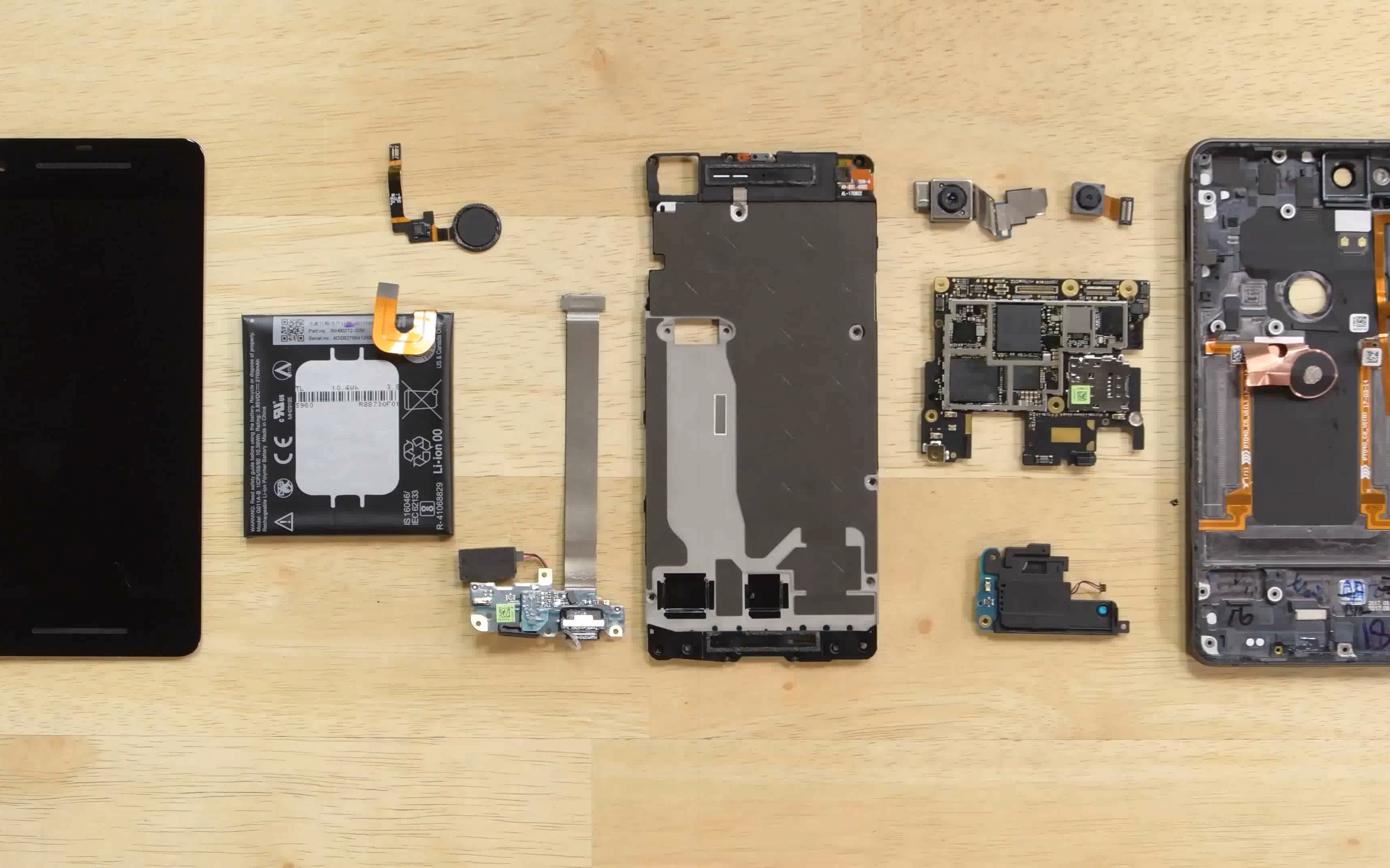 [iFixit拆解]Google Pixel 2开箱及拆解 官方中文翻译