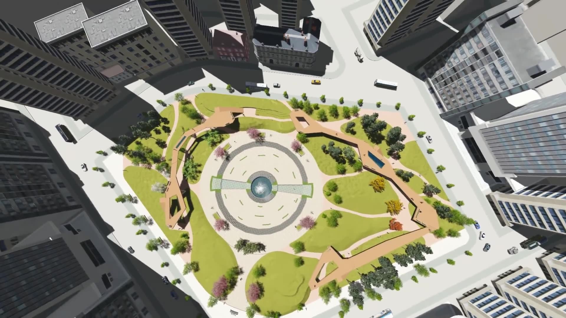 Su+Lumion公园整体效果