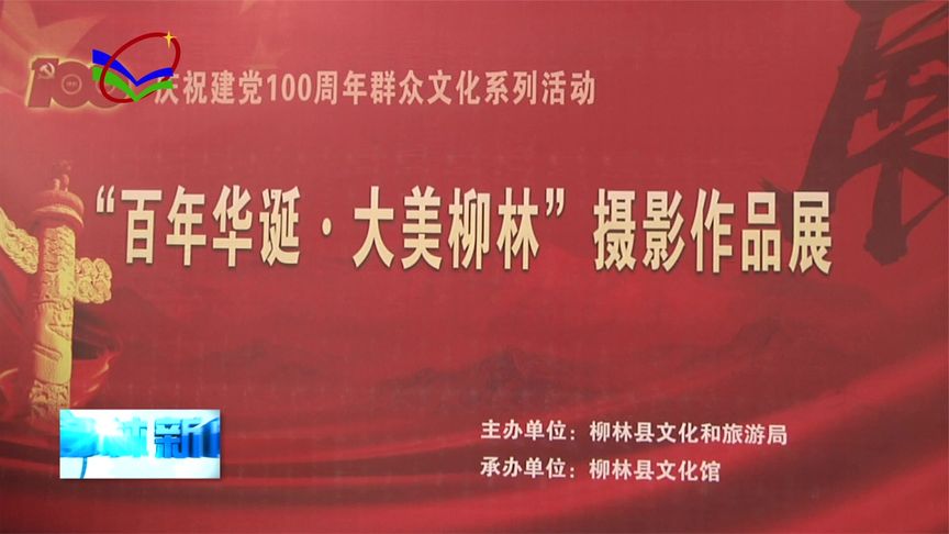 庆祝建党100周年群众文化活动百年华诞大美柳林摄影作品展开展