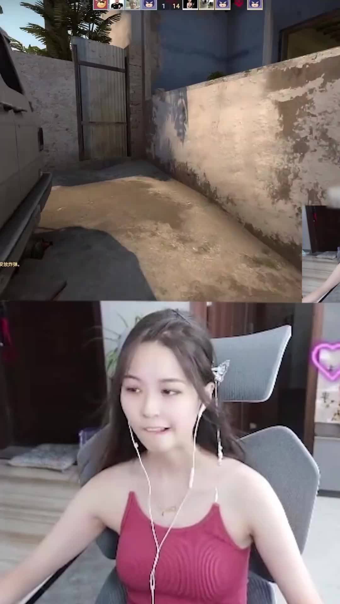 《新手保护期》#csgo女玩家 #这操作都看傻了