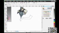CDR教程入门到高级 绘制铠甲战神 CDR工业产品设计