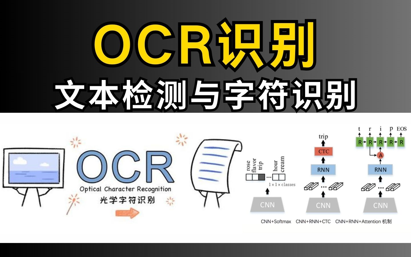 OCR实战:从零讲解文本检测与字符识别知识点,带你源码复现!