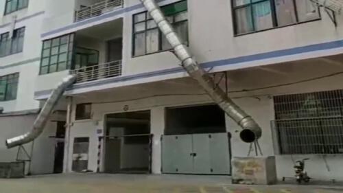 一直纳闷这些管道是干啥用的,眼前这一幕,解开了我的困惑!