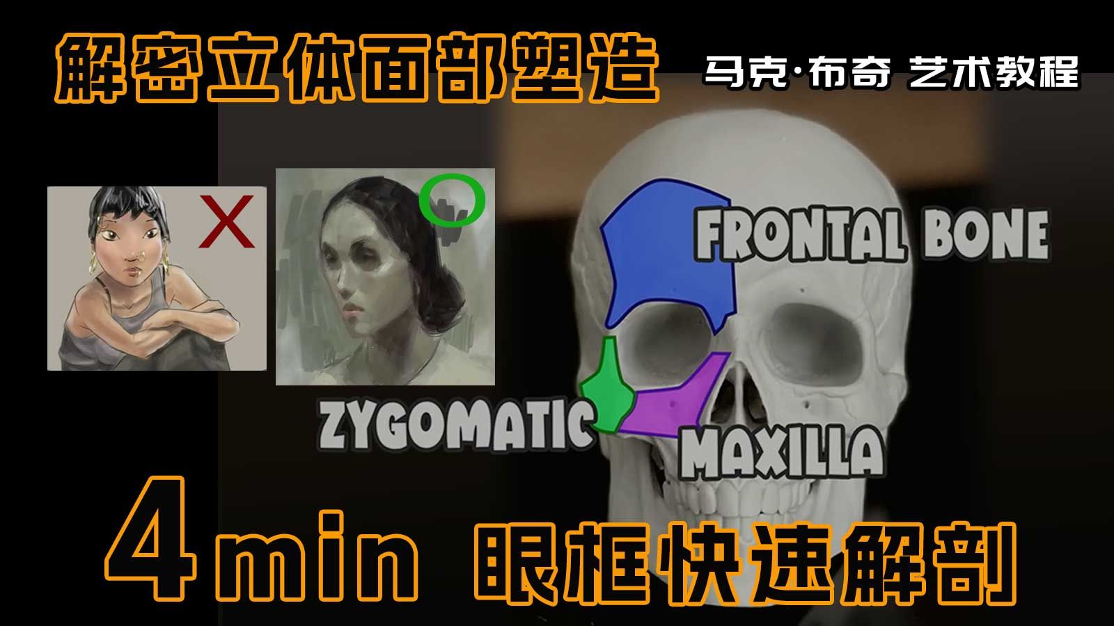 眼眶鼻梁怎么画?这样处理又快又简单!