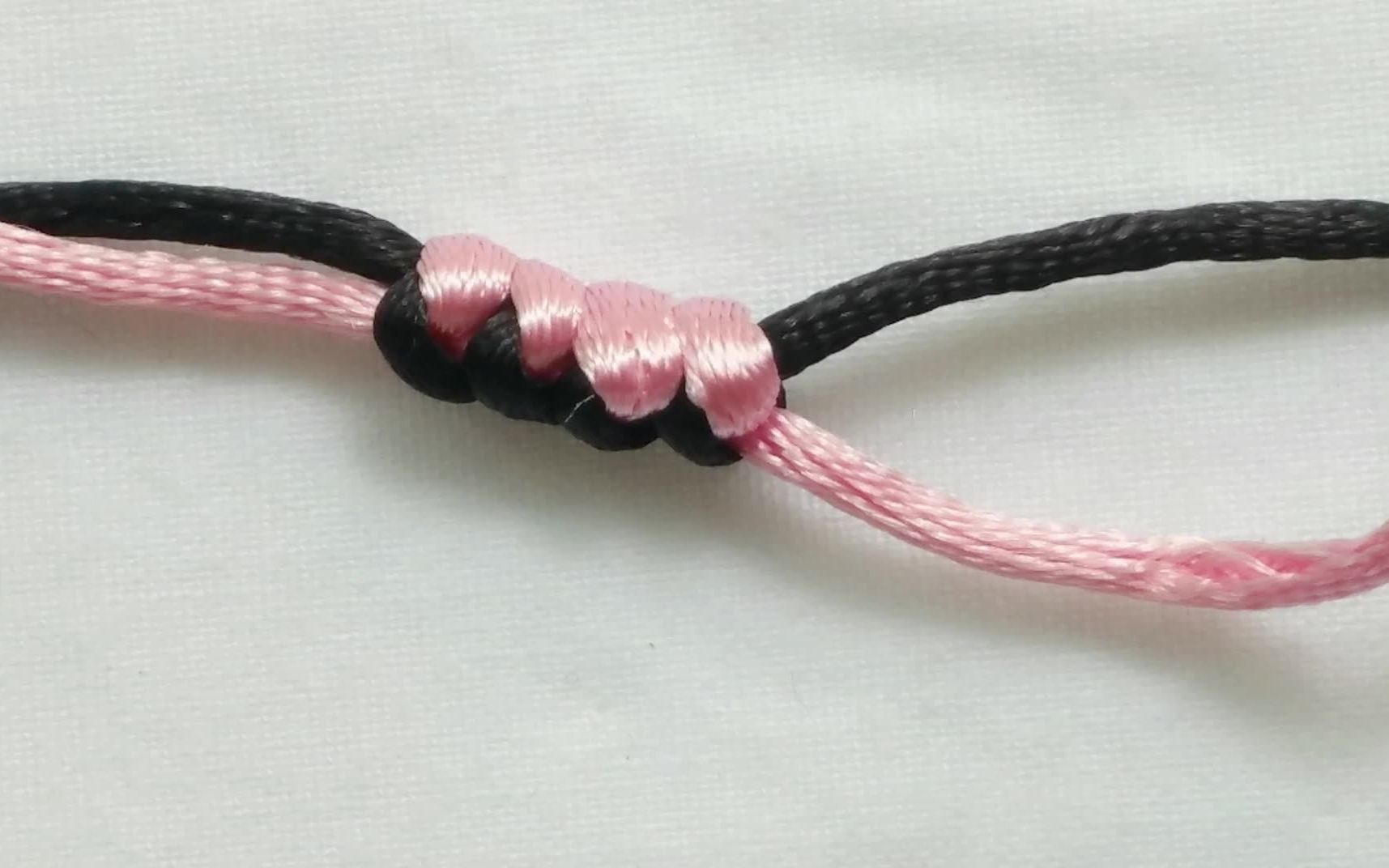 DIY手工编绳蛇结超慢动作方法 快速学会编绳基础