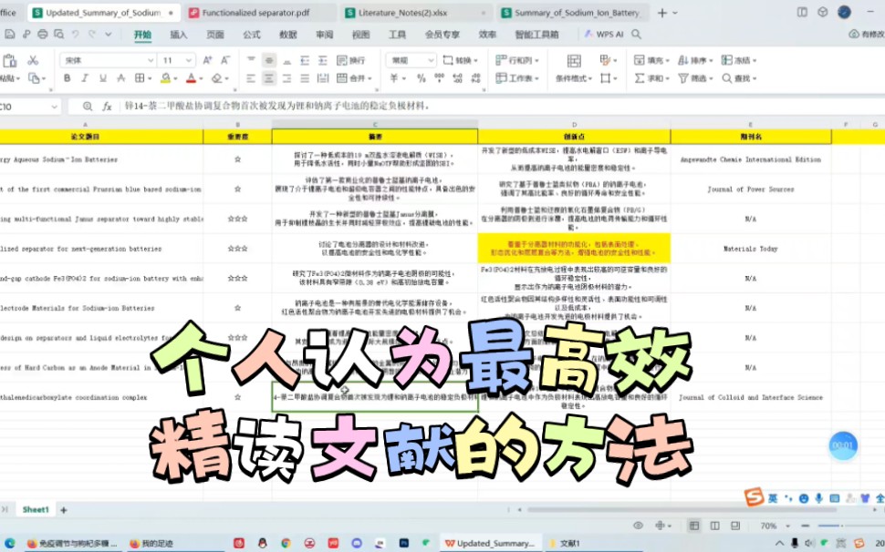 ChatGPT批量高效读文献,整理笔记,撰写文献综述。